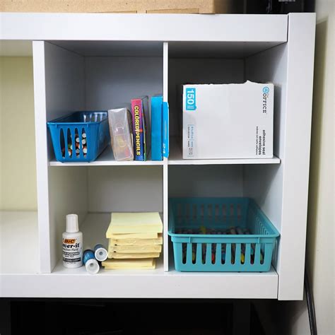 4 Cubby Cube Insert For Cube Storage Shelves The Steady Hand