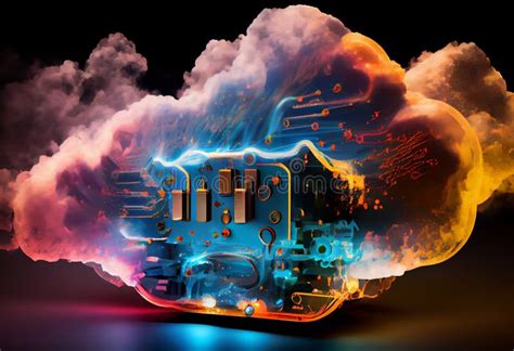 Cloud Technology Illustration Stock Illustration Illustration Of Database Technology 272276947