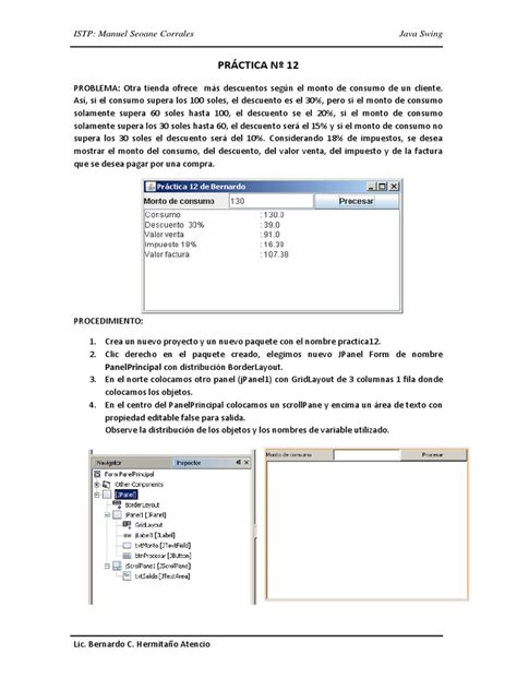 Java Ejercicio Pdf Java Lenguaje De Programación Informática