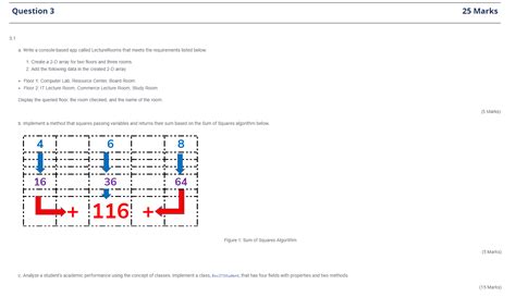 Solved A Write A Console Based App Called Lecturerooms That