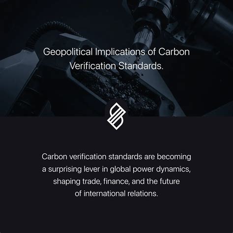 Geopolitical Implications Of Carbon Verification Standards → Scenario