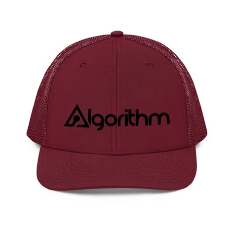 algorithm 3d logo trucker cap algorithm surfboards