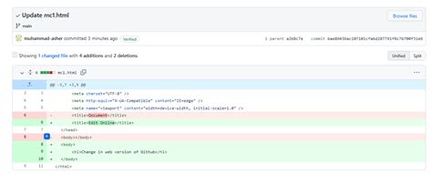 The Use Of VCS Using GitHub