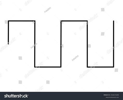 Square Waveform Illustration Infographics Various Education Stock Illustration