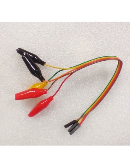 Pinces Crocodiles Connexion à Broches 20mm 5 Pcs Arduino Raspi