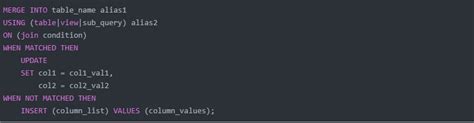 mysql merge update SQL中批量更新 merge into用法 kelelipeng 博客园