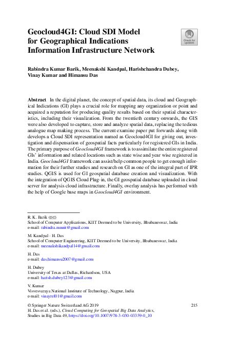 pdf cloud computing for geospatial big data analytics