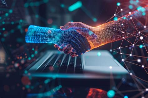 Premium Ai Image Blockchain Technology For Digital Money Transfers And Decentralization