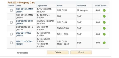 Possible Schedule For Fall 2023 Rucf