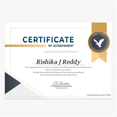 Rishika Reddy On Linkedin Successfully Completed A Live Project As A