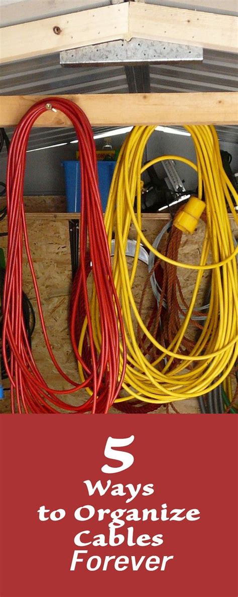 Five Ways To Organize Cables Forever Cable Organizer Organization Organizing Wires