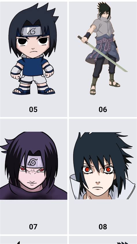 How To Draw Sasuke Uchiha Per Android Download