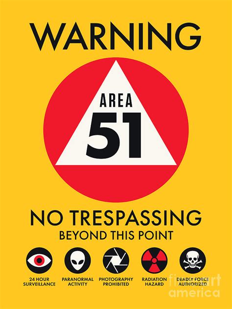 Area 51 Sign Png