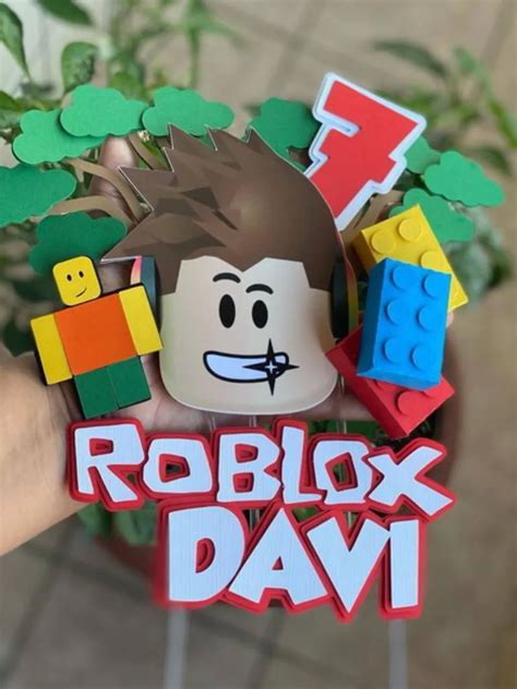 Arquivo Topo De Bolo Roblox Studio Digital Corte