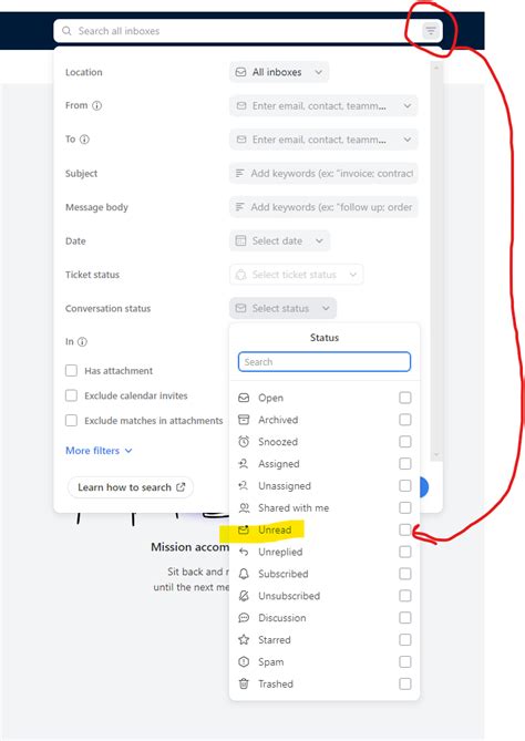 Inbox Settings Community