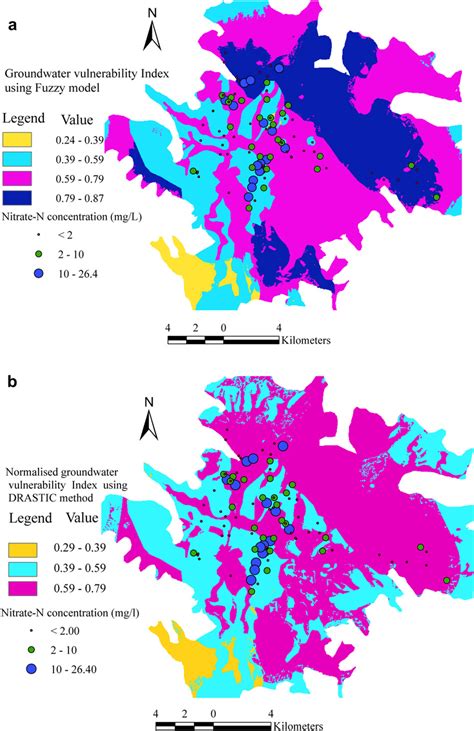 A Groundwater Contamination Potential Map Based On Vulnerability Download Scientific Diagram