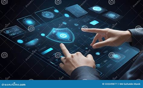 The Image Is A Digital Illustration Featuring A Futuristic High Tech