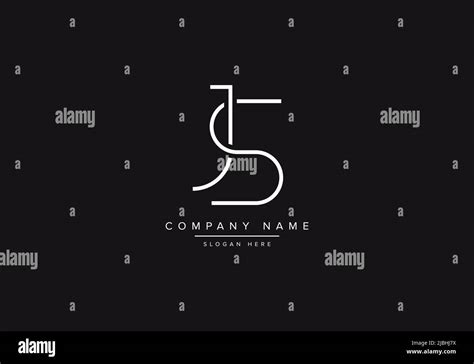 initials alphabet letters js monogram logo stock vector image and art alamy