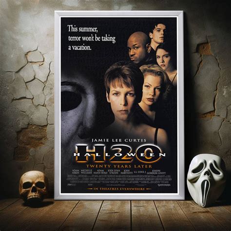 Halloween H20 20 Years Later 1998 Framed Movie Poster