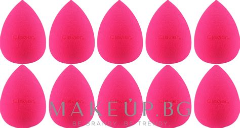 Clavier Tender Blender Super Soft Комплект гъби за грим розови Makeup Bg