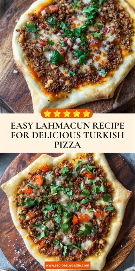 Easy Lahmacun Turkish Pizza Recipe With Flavorful Toppings Recipes By