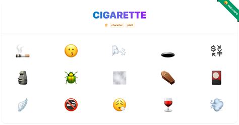Cigarette Emojis 🚬 😗 🌬️ Meaning Copy And Paste