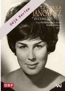Gundula Janowitz Soprano In Concert Vai Musicweb International