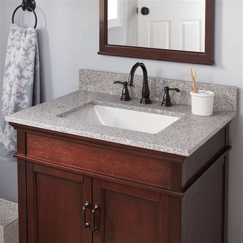 Bathroom Vanity With Granite Countertop Countertops Ideas