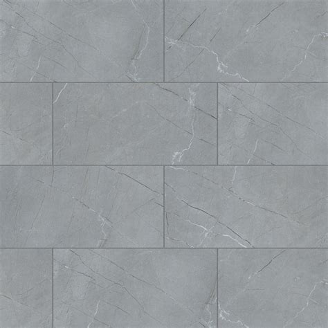 Msi Aylana Gris 12 In X 24 In Matte Gray Porcelain Floor And Wall Tile 28 Cases 448 Sq Ft
