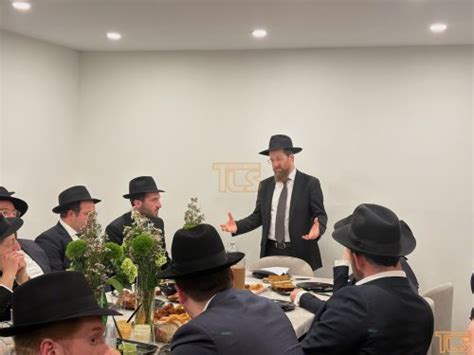 Your Photos Bais Medrash Dbartley Making A Lechaim For Their Newly Hired Rav Rabbi Menachem