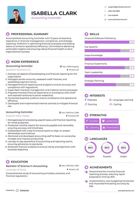 10 Accounting Controller Resume Samples And Templates For 2025
