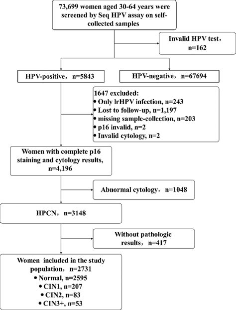 Selection Process Of Study Population Women With Hpv Positive