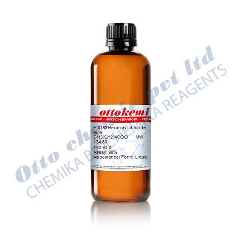 Buy Hexanoyl Chloride 98 142 61 0 Caproyl Chloride In India Otto Chemie Pvt Ltd