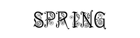 Spring Font FFonts Net