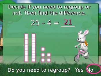 Subtracting From A Two Digit Number PowerPoint By Learning Is Lots Of Fun