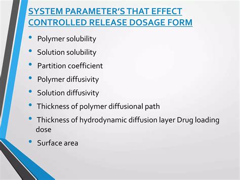 Rate Controlled Drug Delivery System Pptx