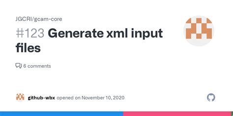 Generate Xml Input Files Issue 123 JGCRI Gcam Core GitHub