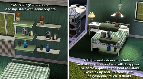 Mod The Sims Shiftable Shelf For Windows And Walls Shelves Wall Windows