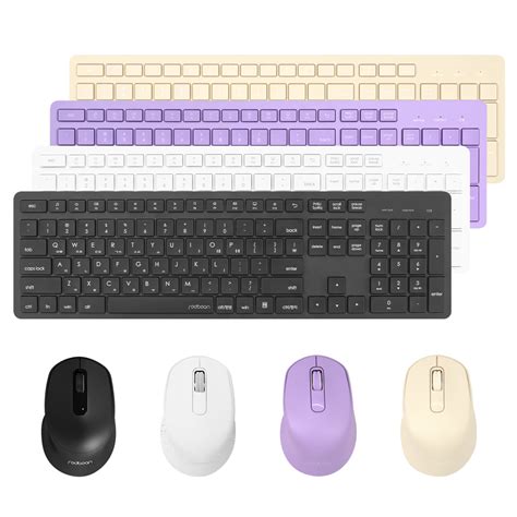 레드빈 간단 무소음 무선 키보드 마우스 세트 A25c Frisbee