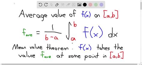 If F Is Continuous And 1 3 F X D X 8 Show That F Takes On The Value 4 At Least Once On The