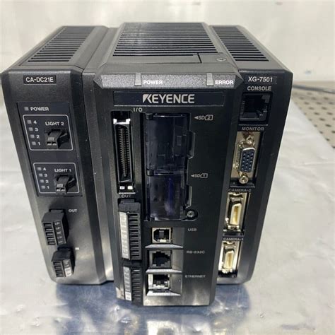 Keyence Xg 7501 Multi Camera Imaging System With Ca Dc21e Led