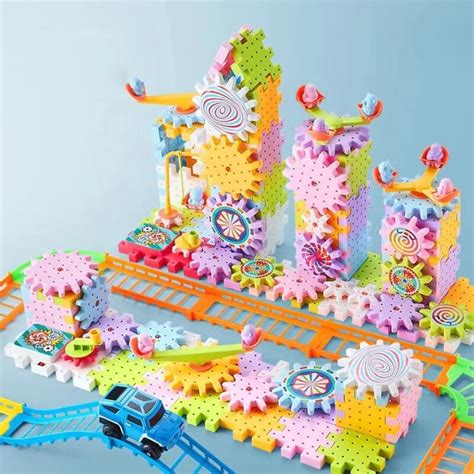 Rotating Montessori Building Blocks Toy Tiny Dreams Uk