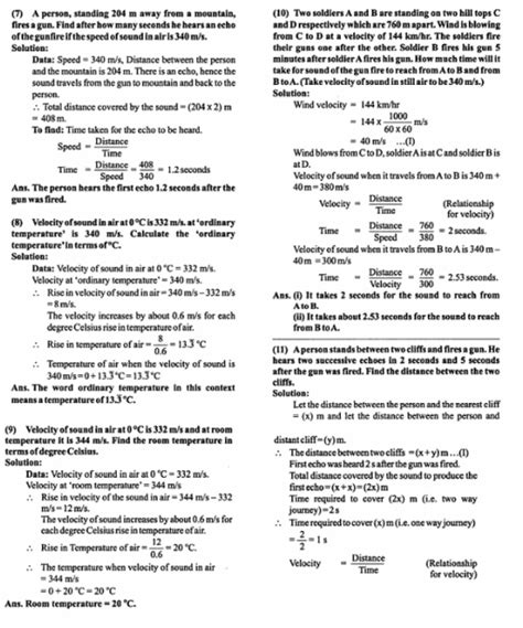 Solved Numerical Problems Class Sa