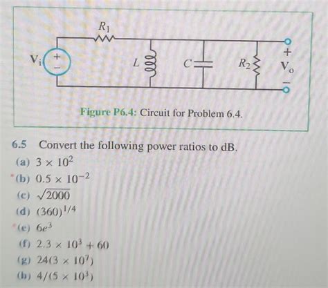 Solved For The Circuit Shown In Fig P Determine A Chegg Com
