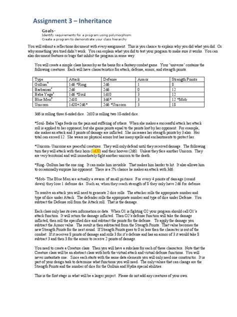 Assignment 3 Pdf Class Computer Programming Areas Of Computer Science