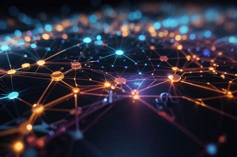 Premium Ai Image Modern Tech Background Networking And Connections