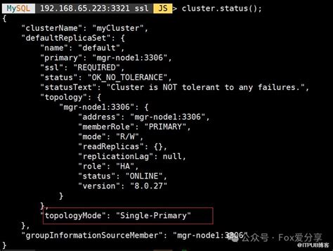 Mysql80 Innodb Cluster 高可用集群架构实战itpub博客