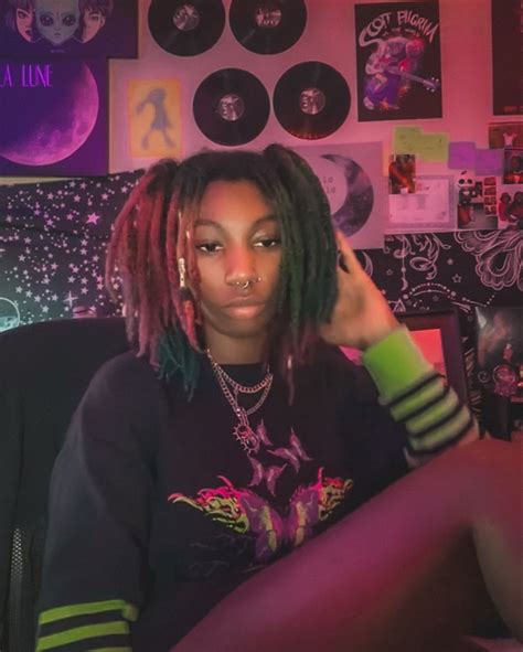 Alt Black Girl🕸️ Locs Hairstyles Hair Styles Beauty