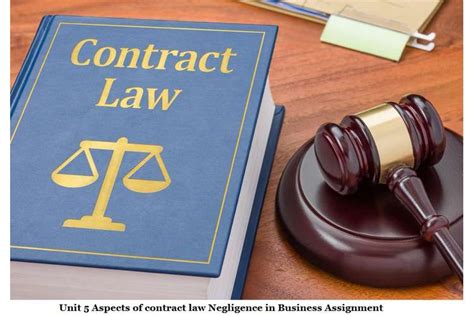 Unit 5 Aspects Of Contract Law Negligence In Business Assignment