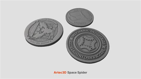 Coins 3d Model By Artec 3d 0a6f6ba Sketchfab